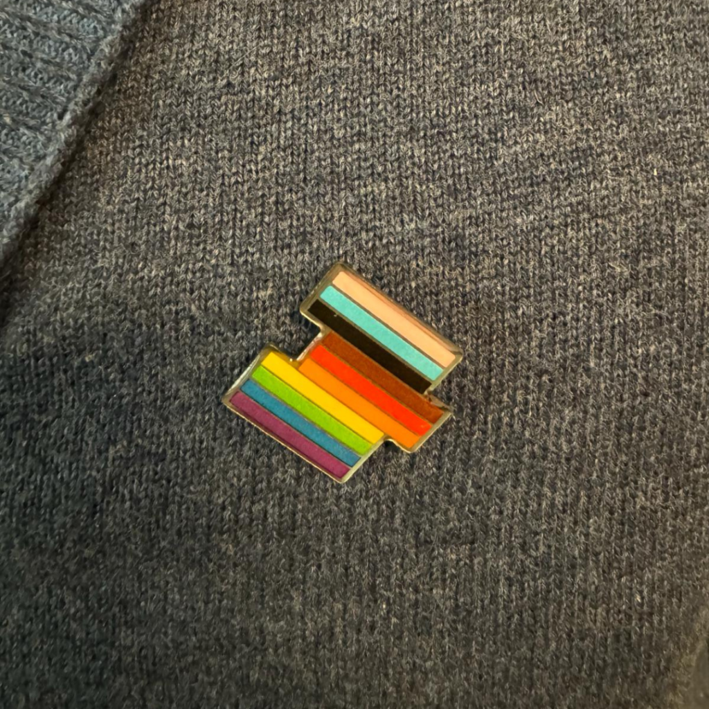 Progress Pride Flag Pin - Prout at Work